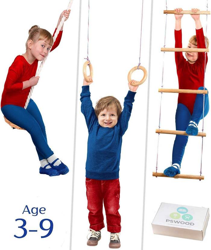 ALFAENTERPRISES 3.5 kg Kids Gym Play Set ? Gymnastics kit Include Swing ...