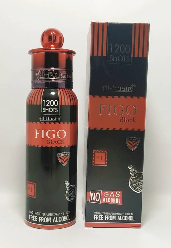Buy Al Nuaim Brand 100% Original 1200Shots Figo Black Perfume Great ...