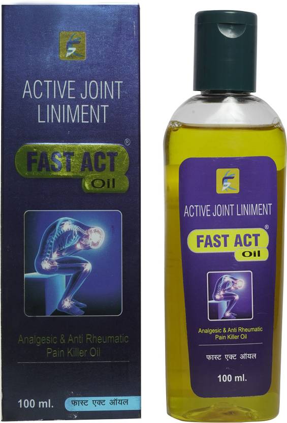 SAKSHAM Formulation Activate Joint Liniment FAST ACT OIL For joint pain ...