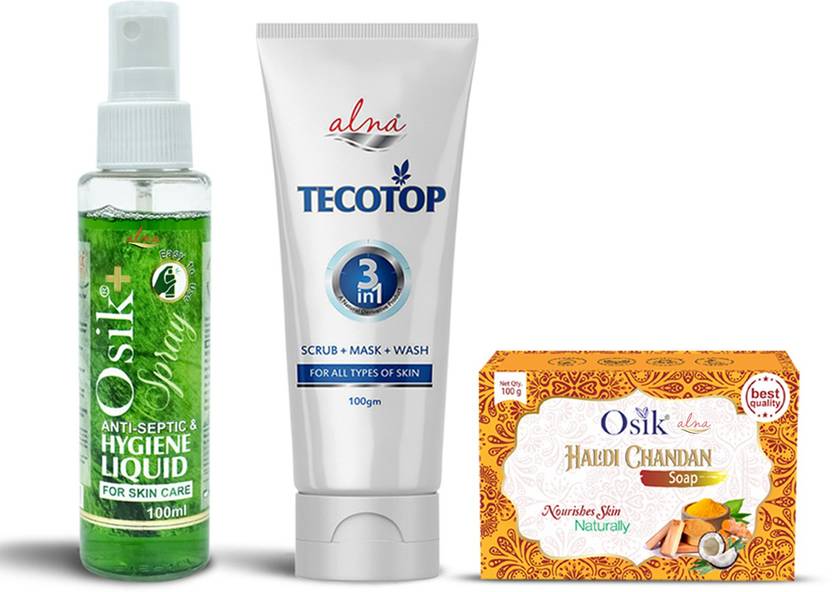 Alna Care Osik Anti septic spray & Hygiene liquid for skin care + Alna ...