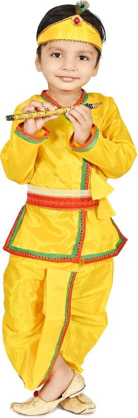 SASTREY Krishna Dress Kids Costume Wear Price in India - Buy SASTREY ...