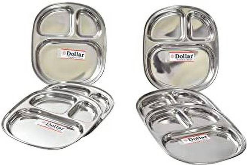 Dollar Super Strong Stainless Steel 3 In1 Three Compartment Divided Pav ...