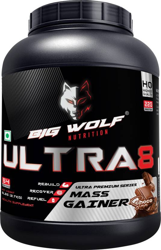 big wolf nutrition ULTRA8 2.7 KG Weight Gainers/Mass Gainers Price in ...