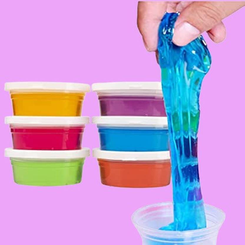 GUNGUN 6pcs DIY Toy Mud Clay Soft Putty Toy for Kids. Multicolor Putty ...