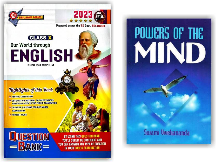 Class 10th (X Class) English Question Bank For Telangana SSC Board: Buy ...