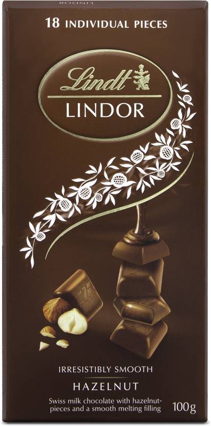 LINDT Lindor Irresistibly Smooth Hazelnut Swiss Milk Chocolate ...