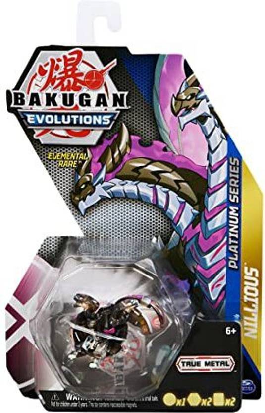 Bakugan Evolutions Platinum Series - Elemental Rare Nillious - True ...