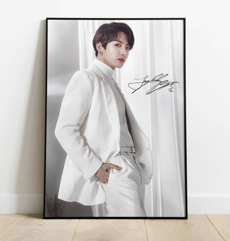BTS JUNGKOOK AUTOGRAPH POSTER FOR BTS BANGTAN BOYS FANS Paper Print ...