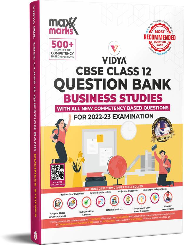 Business Studies CBSE Question Bank Class 12 For 2022-23 Board Exams By ...