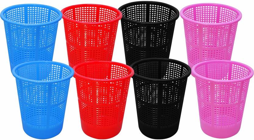 Wonder Plastic Prime Jali 222 Open Dustbin, 8 Pc, 7 Ltr, Blue Red Black ... Wonder Plastic Prime Jali 222 Open Dustbin, 8 Pc, 7 Ltr, Blue Red Black ...