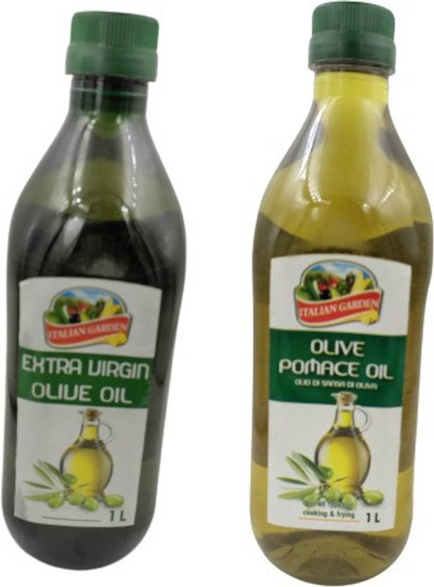 Italian Garden Extra Virgin & Pomace Olive Oil Olio Di Sansa Di Oliva1L ...