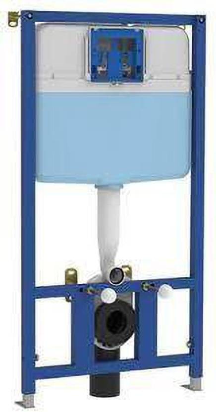 SIAMP Intraslim FullFrame Concealed Cistern With Square Noir Control ...