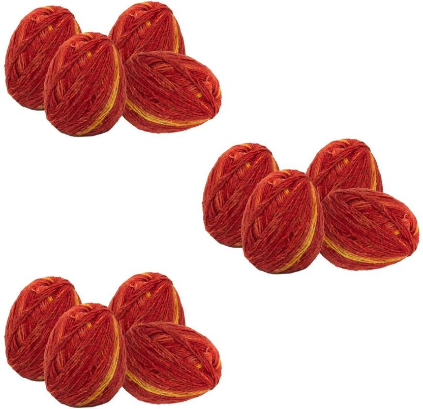 Klassic Pooja Kalawa Moli Thread, 100% Cotton Dhaga Roll for Puja (Pack ...