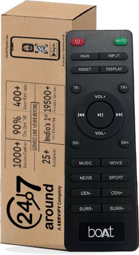 247around Remote Compatible with Boat SOUNDBAR (Match The Image with ...