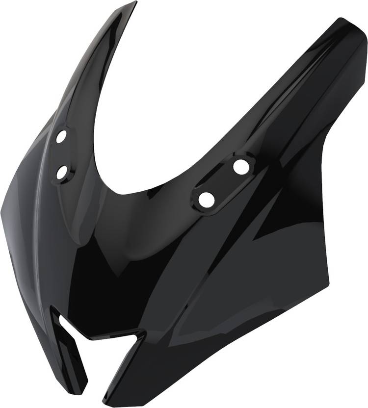 Saiga Parts R6 Headlight Razor Mask 2.0 for Yamaha R15 V3 Gloss Black ...