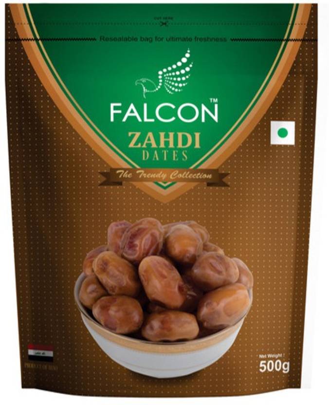 FALCON Zahdi Seeded Dates Pouch -500g Dates Price in India - Buy FALCON ...