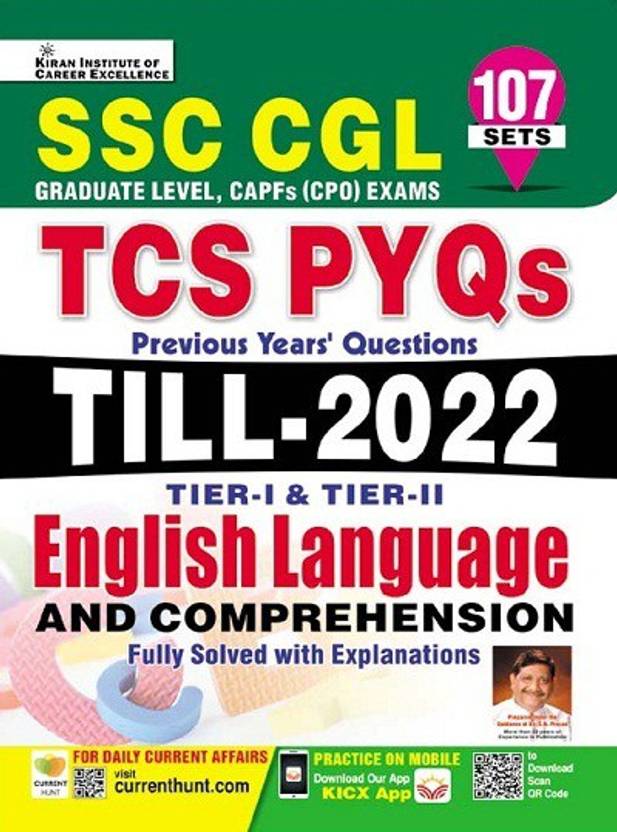 Kiran SSC CGL TCS PYQs Till 2022 Tier I and Tier II English Language ...