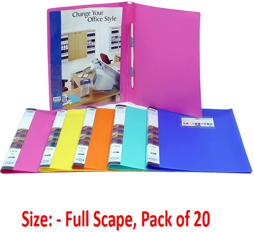 Flipkart.com | SVS PP Full Scape Transparent File Folder Case Report ...