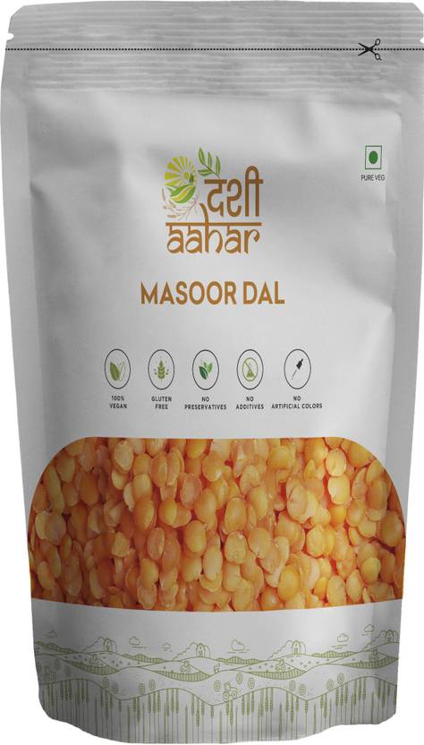 Desi Aahar Kesari Masoor Dal (Split) (1KG) Price in India - Buy Desi ...