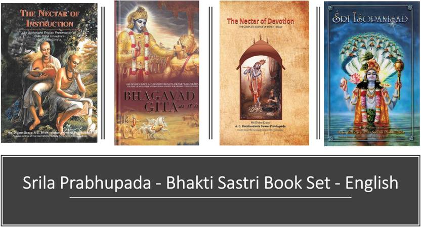 Srila Prabhupada - Bhakti Sastri Book Set - English (Bhagavad Gita As ...