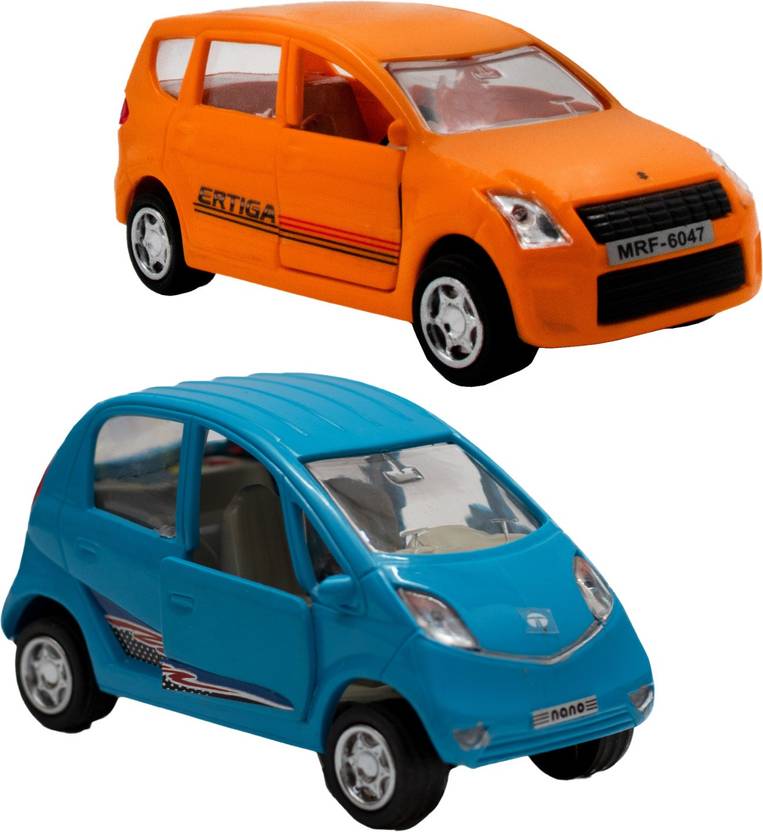 DEALbindaas Combo of Ertiga & Tata Nano Cars PullBack Die-Cast Door ...