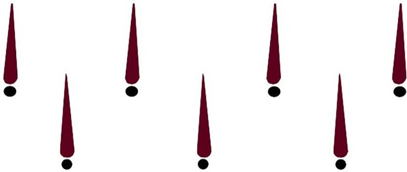 Comet Busters Beautiful Tilak Maroon Bindi With Black Dot (BV957 ...