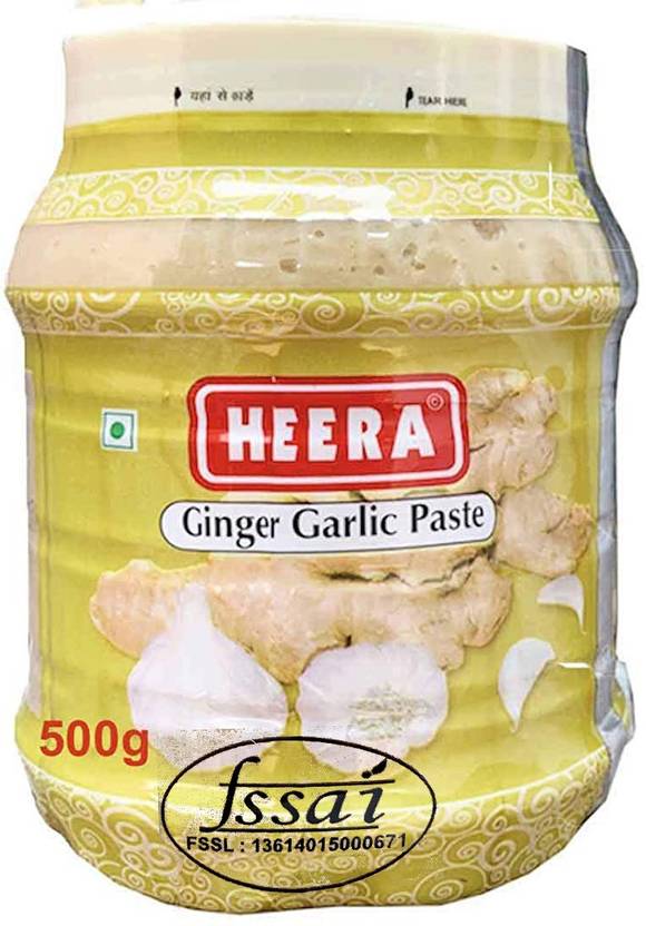 HEERA Fresh Ginger Garlic Paste 500g - Jar Pack Price in India - Buy ...
