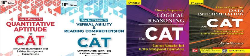 CAT Books By Arun Sharma 2022 ( Set Of 4 Books ) - Quantitative Aptitude + Logical Reasoning ...