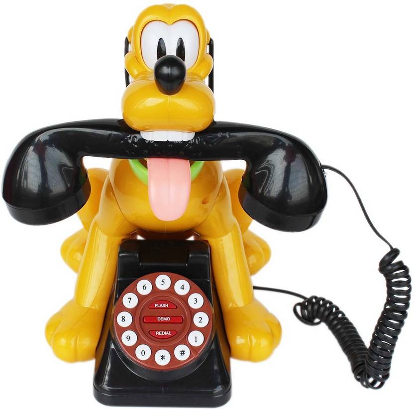 Tootpado Animal Dog Shaped Telephone - 1m212 Corded Landline Phone ...