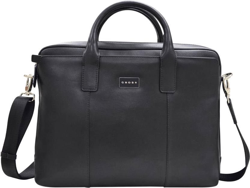 CROSS Cordoba Men's Artificial Leather Briefcase - Black 15.6 L Laptop ...