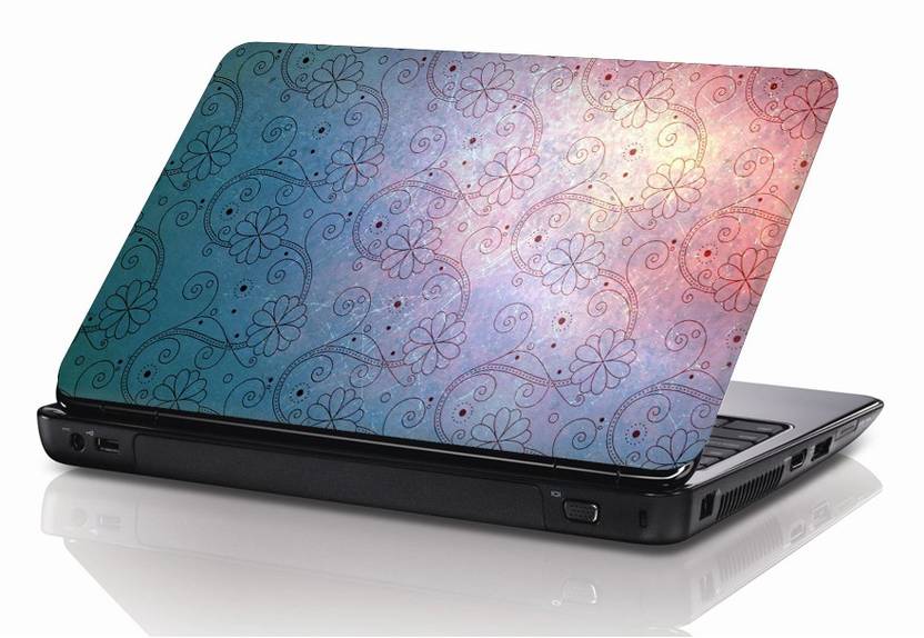 B.S. Enterprise Flower Strips 15.6 inch Laptop Notebook Skin Sticker ...