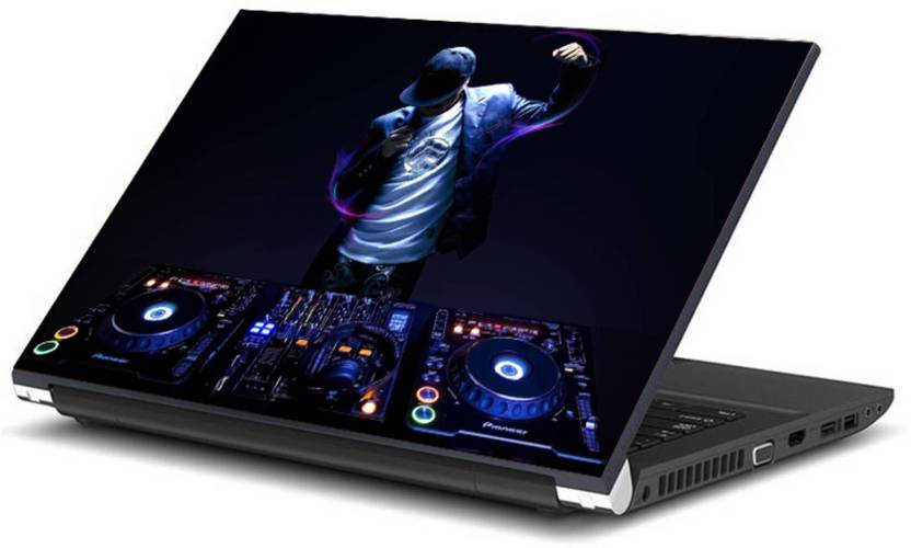 Print Shapes DJ music Vinyl Laptop Decal 15.6 Price in India - Buy ...