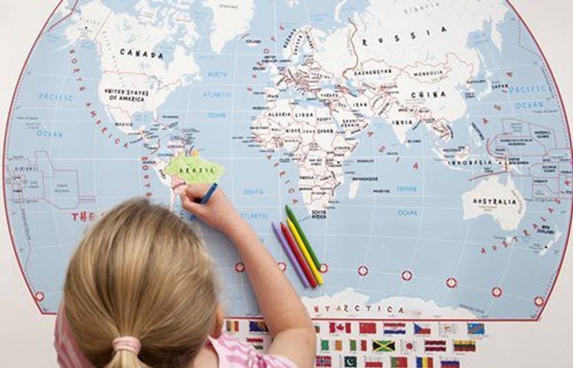 Maps International Doodle World Map Price in India - Buy Maps ...