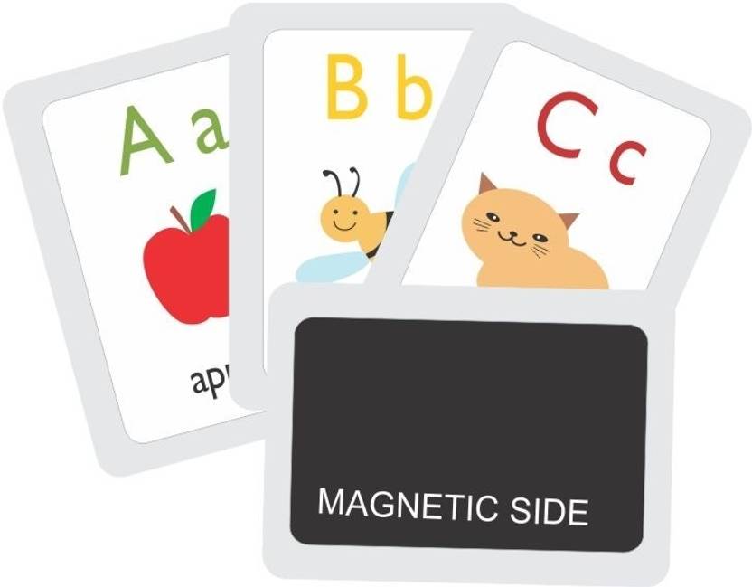 MFM Toys English Alphabets Flashcards (Magnetic Flash Cards) Price in ...