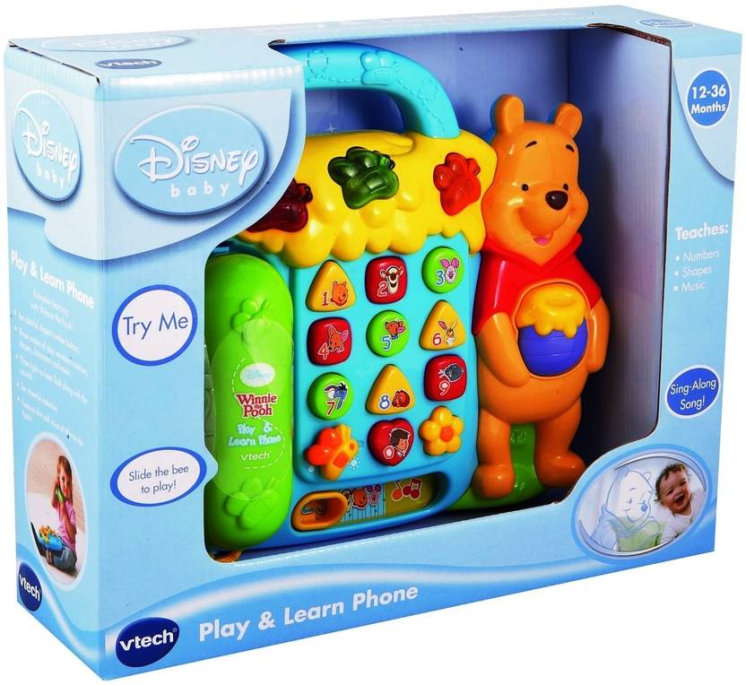 VTECH Play & Learn Phone - Play & Learn Phone . Buy Winnie The Pooh ...