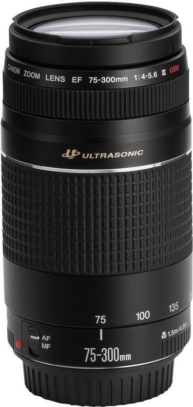 Canon EF 75 - 300 mm f/4-5.6 III USM Telephoto Zoom Lens - Canon : Flipkart.com