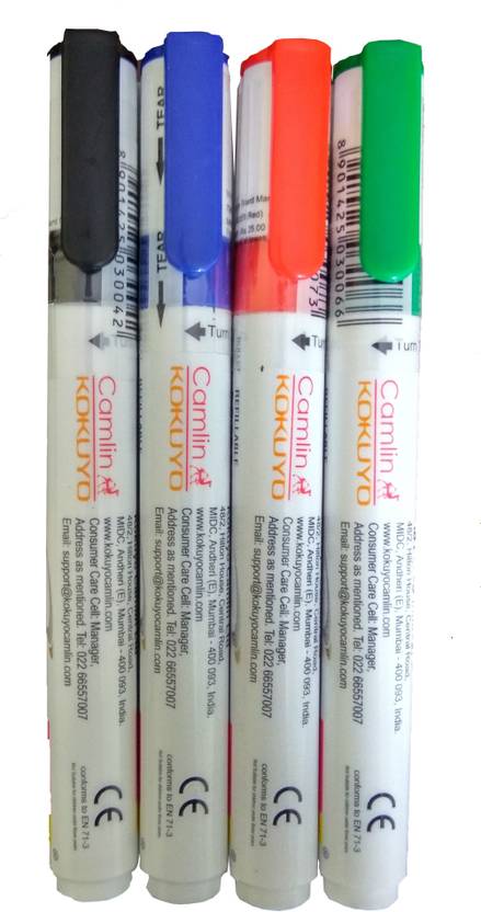 Flipkart.com | Camlin PB White Board Marker - Set of 4 - Permanent Marker