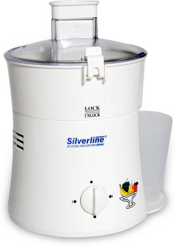 Silverline Kitchen Master K-902 450 W Juicer (1 Jar, White) Price in ...