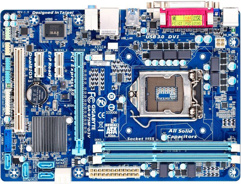 GIGABYTE GA-B75M-D3V LGA 1155 Intel B75 Sata 6Gb/S USB 3.0 Micro Atx ...