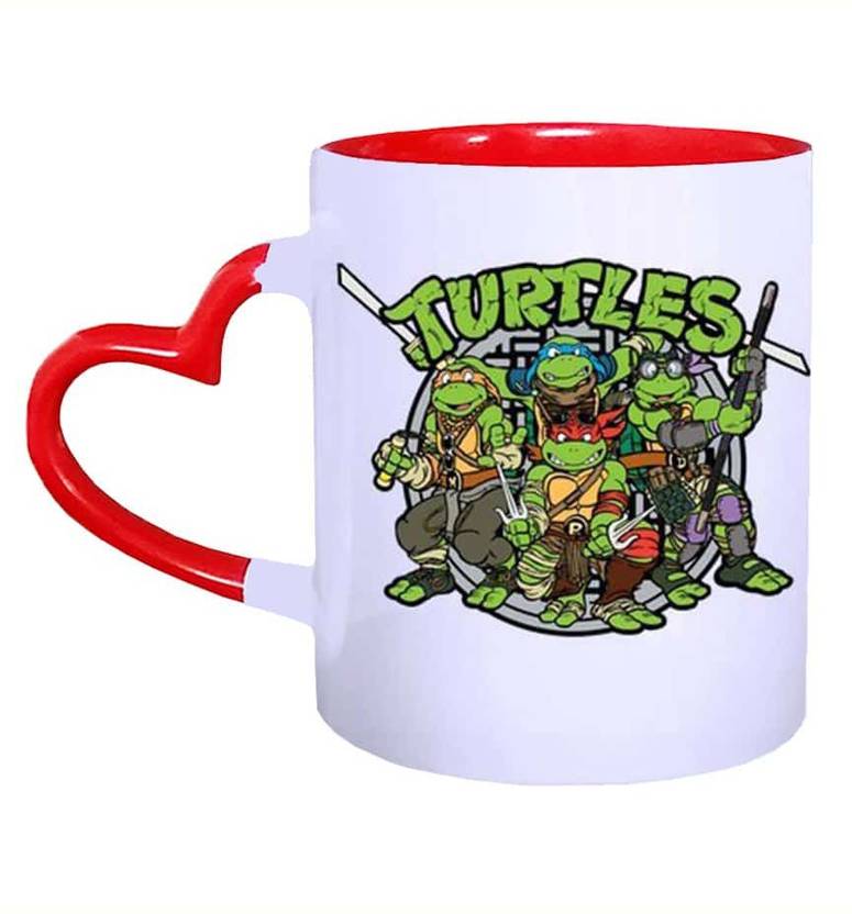 Muggies Magic Teenage Mutant Ninja Turtle TMNT RHH 11 Oz Ceramic Coffee ...