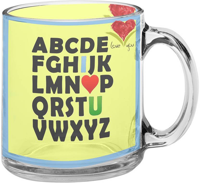meSleep ABC MUTR-24-09 Glass Coffee Mug Price in India - Buy meSleep ...