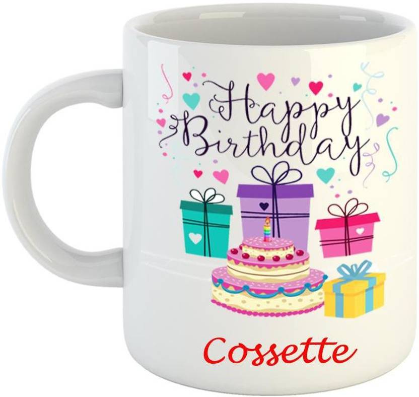 Dream Web Happy Birthday Cossette Ceramic Coffee Mug Price in India ...
