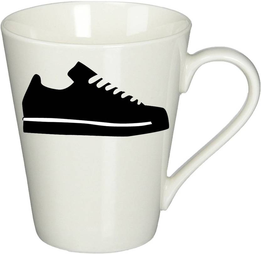 Muggies Magic Design for best black shoe Conical Ceramic Coffee Mug ...