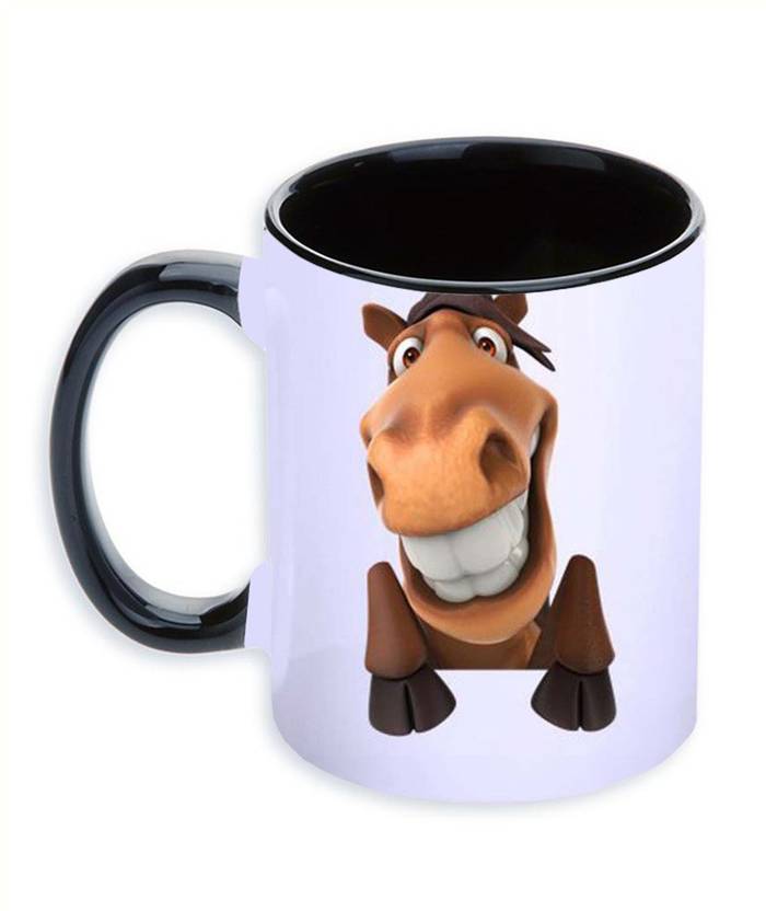 Muggies Magic Funny Cute Donkey BRH 11 Oz Ceramic Coffee Mug Price in ...