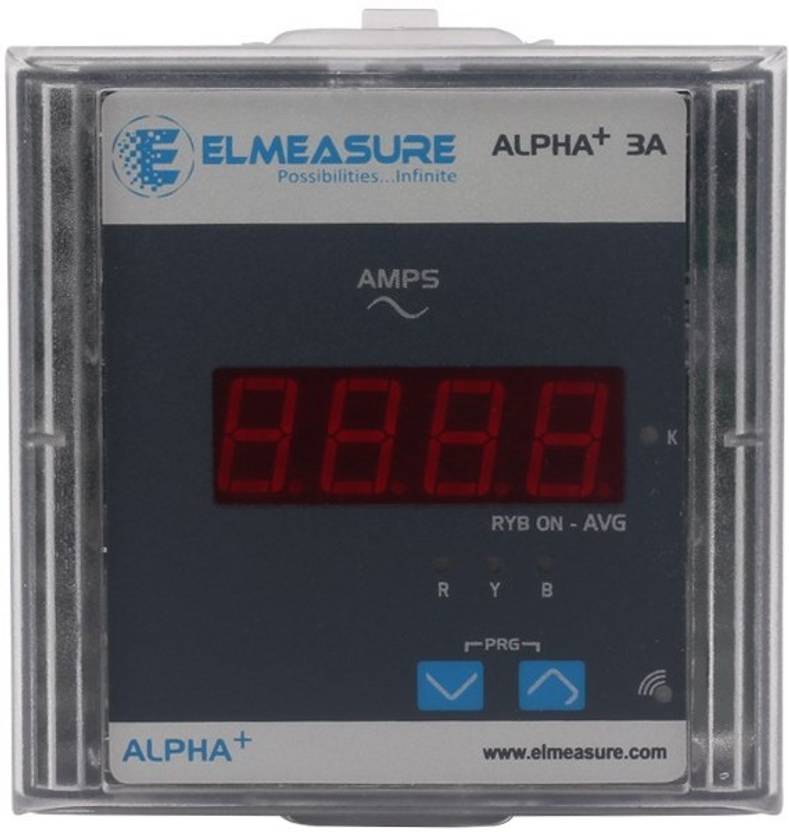 ELMEASURE 3 Phase ALPHA+3A Amp Meter Digital Multimeter Price in India ...