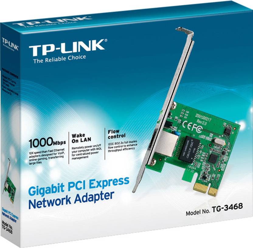 TP-LINK TG-3468 Gigabit PCIe Network Adapter Nic - TP-Link : Flipkart.com TP-LINK TG-3468 Gigabit PCIe Network Adapter Nic - TP-Link : Flipkart.com