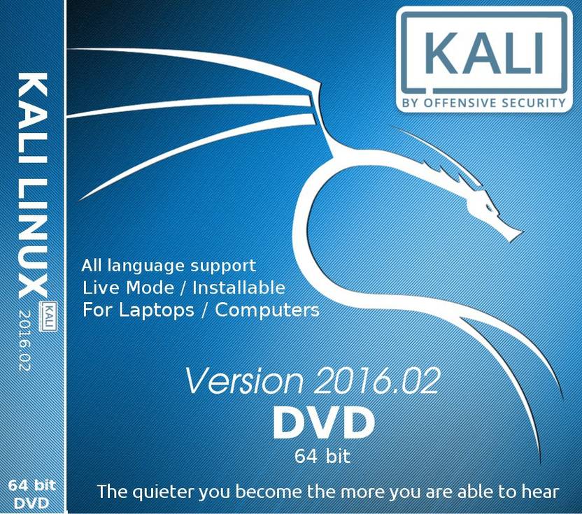 Kali linux 2016.2 DVD 64 bit - Kali linux : Flipkart.com