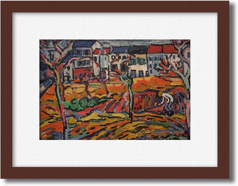 PosterMart Maurice de Vlaminck - Houses at Chatou Digital Reprint 19 ...