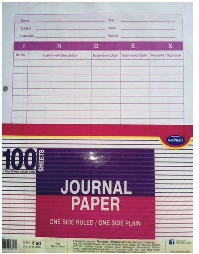 Flipkart.com | NAVNEET Eco Friendly Ruled A4 85 gsm Journal Paper ...