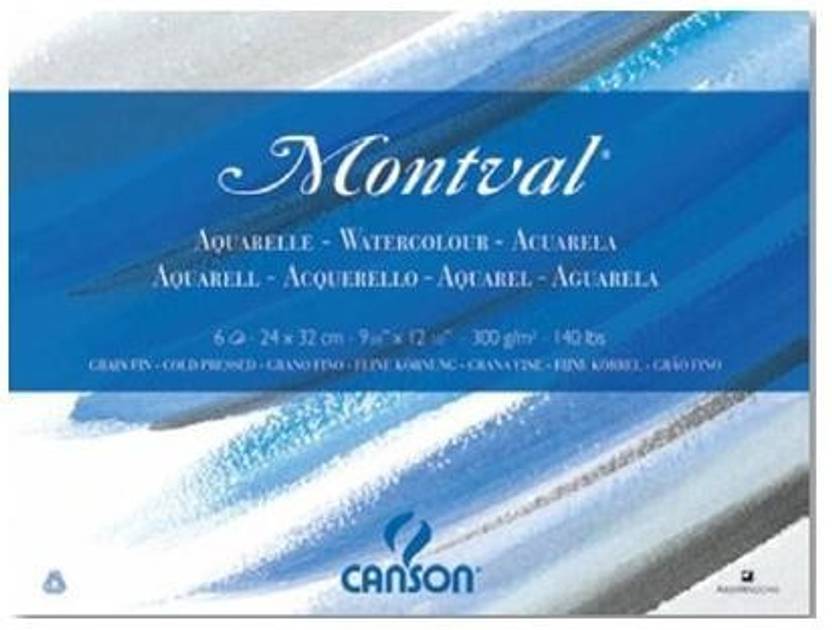 Flipkart.com | CANSON Montval Unruled 24 x 32 CM 300 gsm Watercolor ...